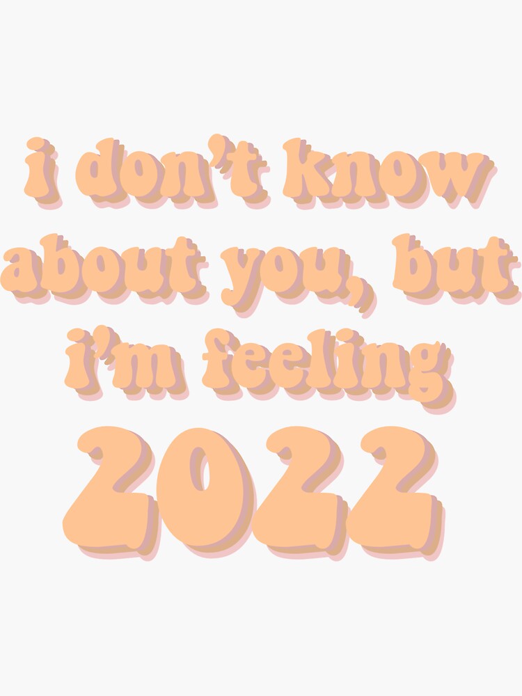 "Cute boho 2022 sticker" Sticker for Sale by marks-by-maggie | Redbubble