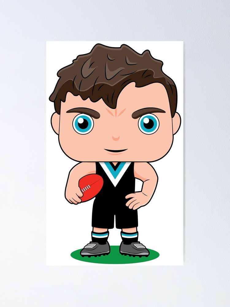 "Cute Port Adelaide Power Football Mascot" Poster for Sale by ...