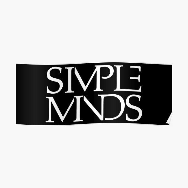 "Simple minds LOGO COVER" Poster for Sale by BRIANNEVARES | Redbubble