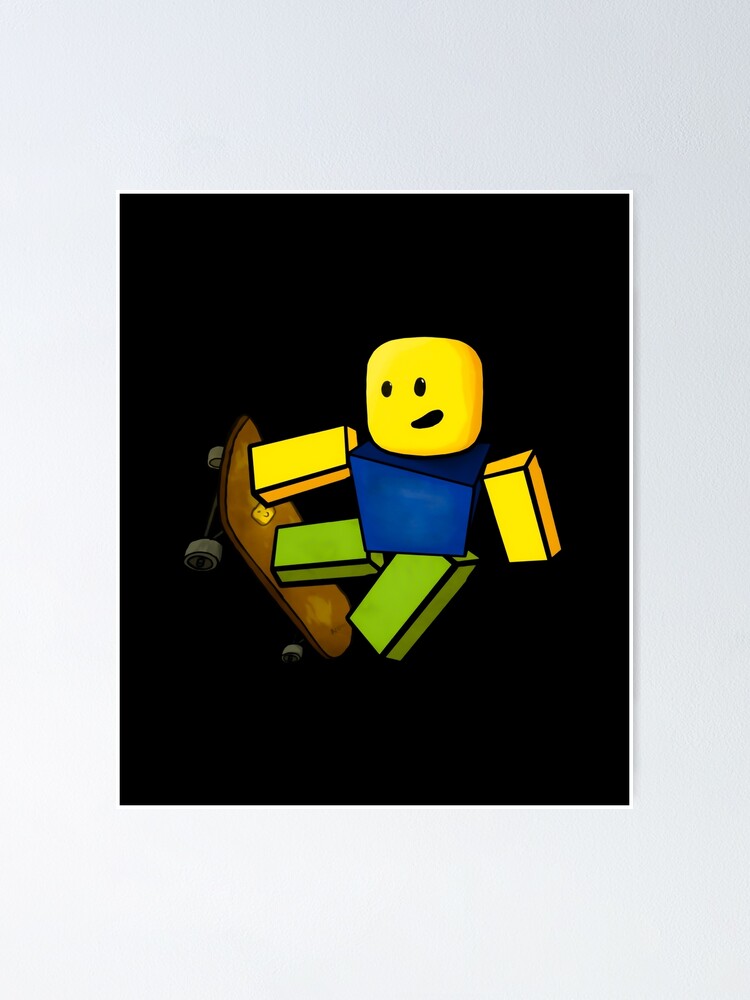 "Funny Gaming Noob - Noob Skater" Poster for Sale by CTankdesign ...