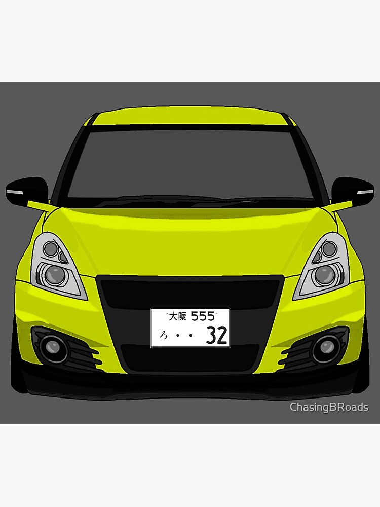"ZC32S Swift Sport Front Yellow & Black" Poster for Sale by ...