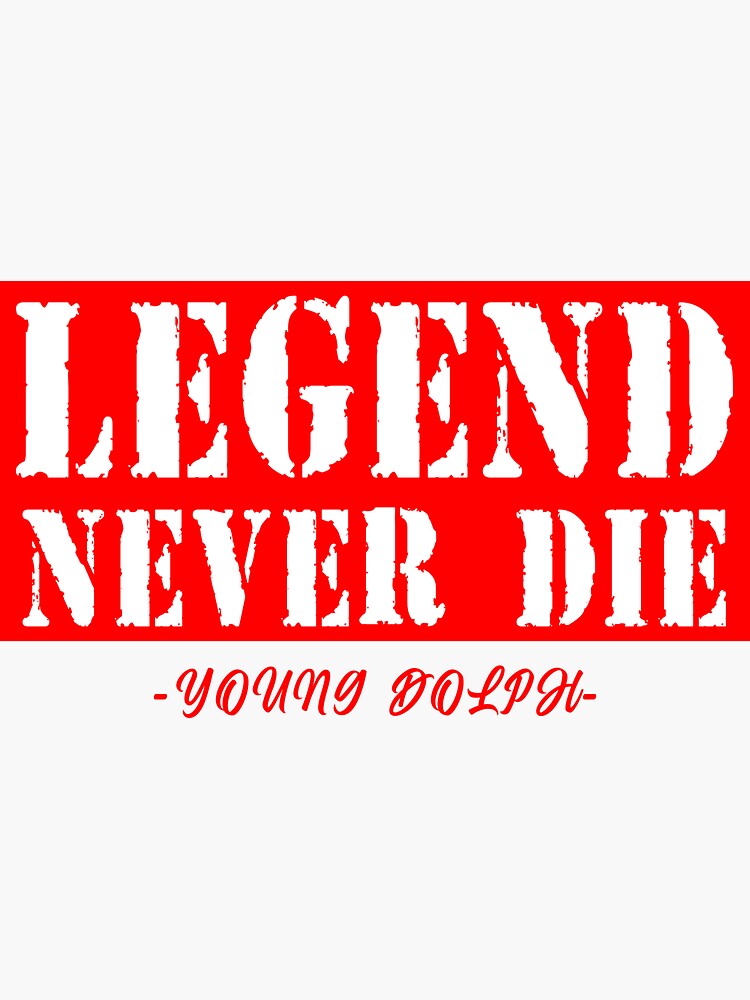 "RIP Young Dolph" Sticker for Sale by Ruwans | Redbubble