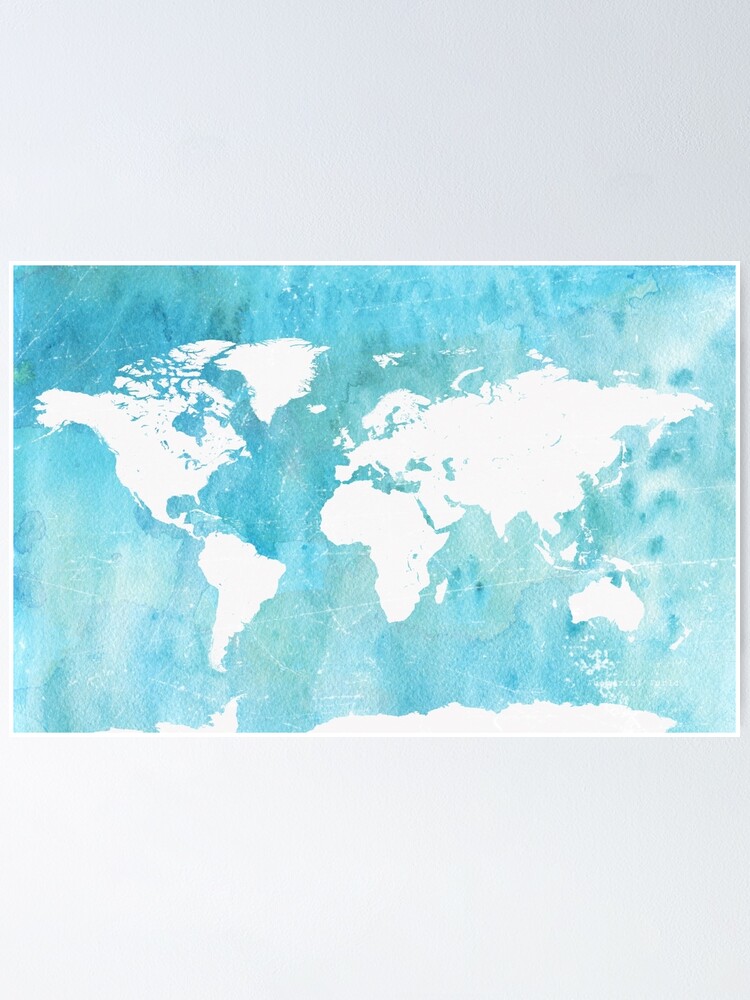 "Wonderful world map 5" Poster by Pagarelov | Redbubble