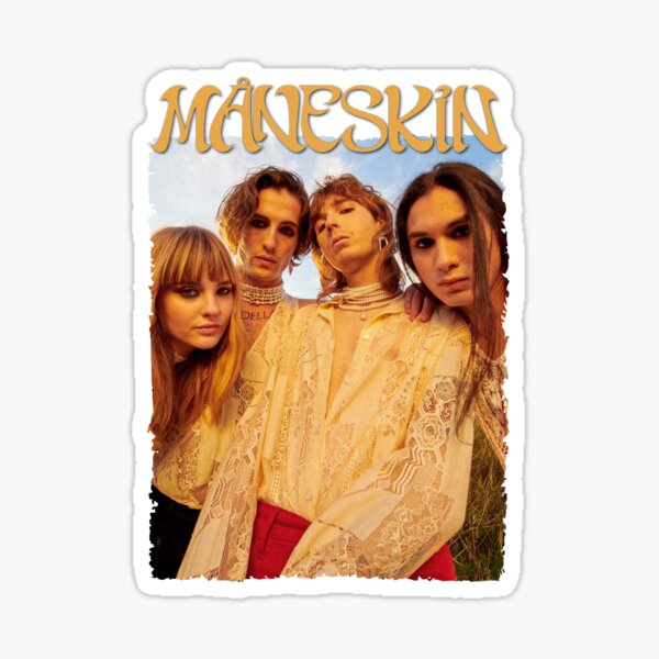"Maneskin" Sticker for Sale by Clardigo | Redbubble