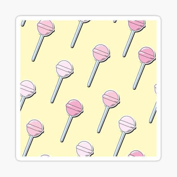 "Pink lollipops" Sticker for Sale by VaulinaAnna | Redbubble