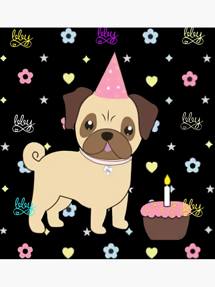 Shop Piper Rockelle Merch Frank The Pug Poster By Seltakimm23 Redbubble