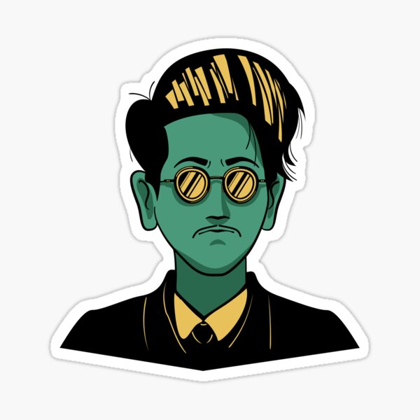 "Classy punk gentleman" Sticker for Sale by Antyka | Redbubble