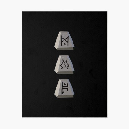 "Enigma Armor - Runeword - vertical" Art Board Print by Alyat | Redbubble