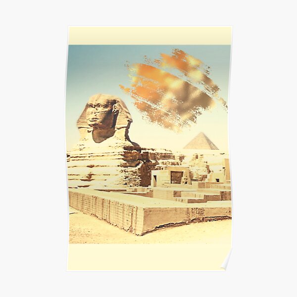 "Sphinx, the great sphinx of giza" Poster for Sale by Heba44 | Redbubble