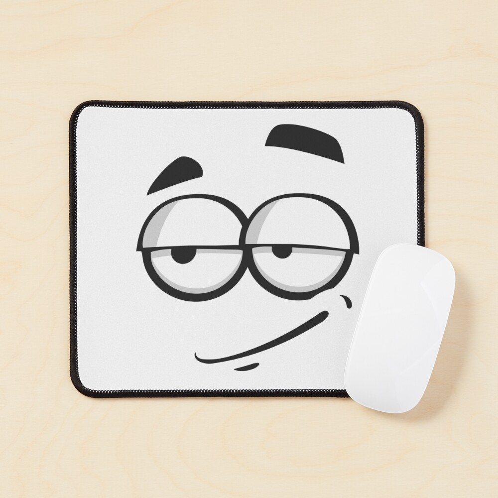 "Cartoon Smirk Face" Poster for Sale by WilliamsonMedia | Redbubble