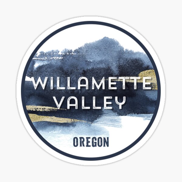 "Willamette Valley Oregon T-ShirtWillamette Valley, Oregon Watercolor ...