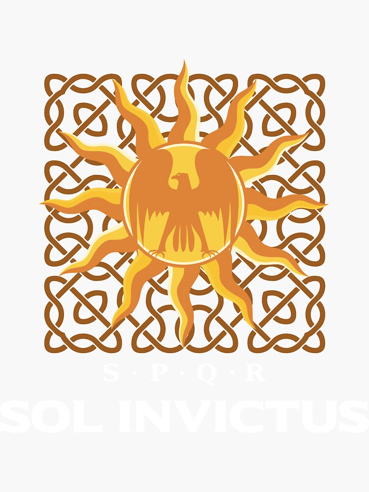 "sol invictus, ancient roman mythology" Sticker for Sale by SMMBYV ...