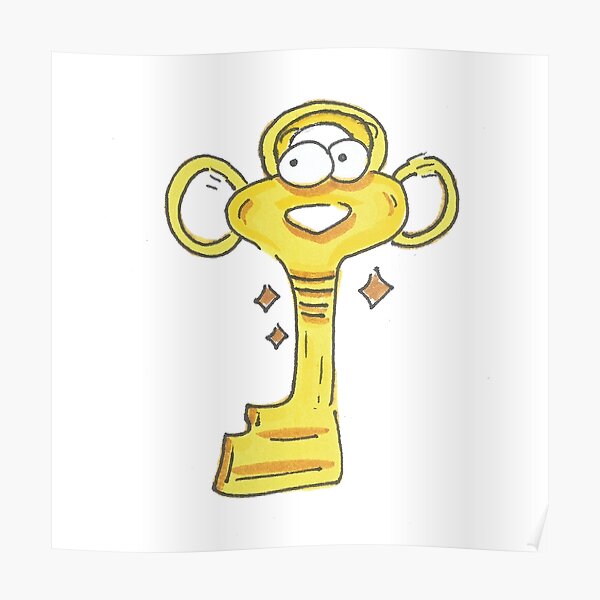 Póster «Cartoon Gang - Pip the golden key» de CartoonGang | Redbubble