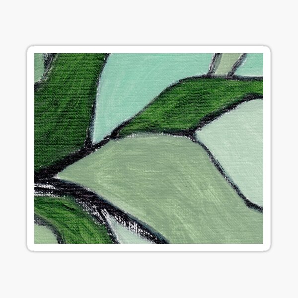 "Mint Green Abstract Art" Sticker for Sale by GoAbstractArt | Redbubble