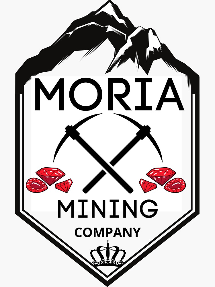 "Moria mining company magnet" Sticker for Sale by Strale25kv | Redbubble