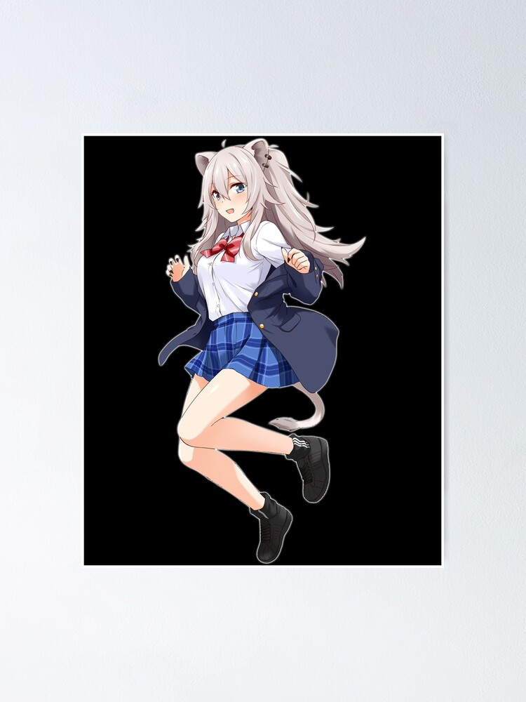 "shishiro botan Vtuber school girl uniform" Poster by wayneviet11 ...