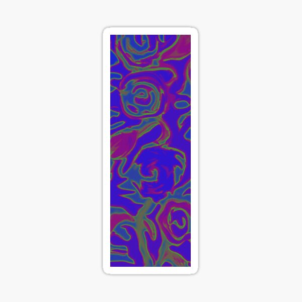 "Hippie Trippy Flowers" Sticker by Inspire76 | Redbubble