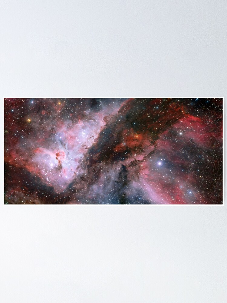 "WR 22 and Eta Carinae - Panoramic view of the Carina Nebula in the ...