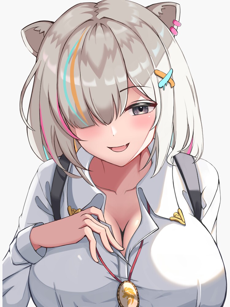 Pegatina «Shishiro Botan Big Boobs Hololive vtuber» de wayneviet12 | Redbubble