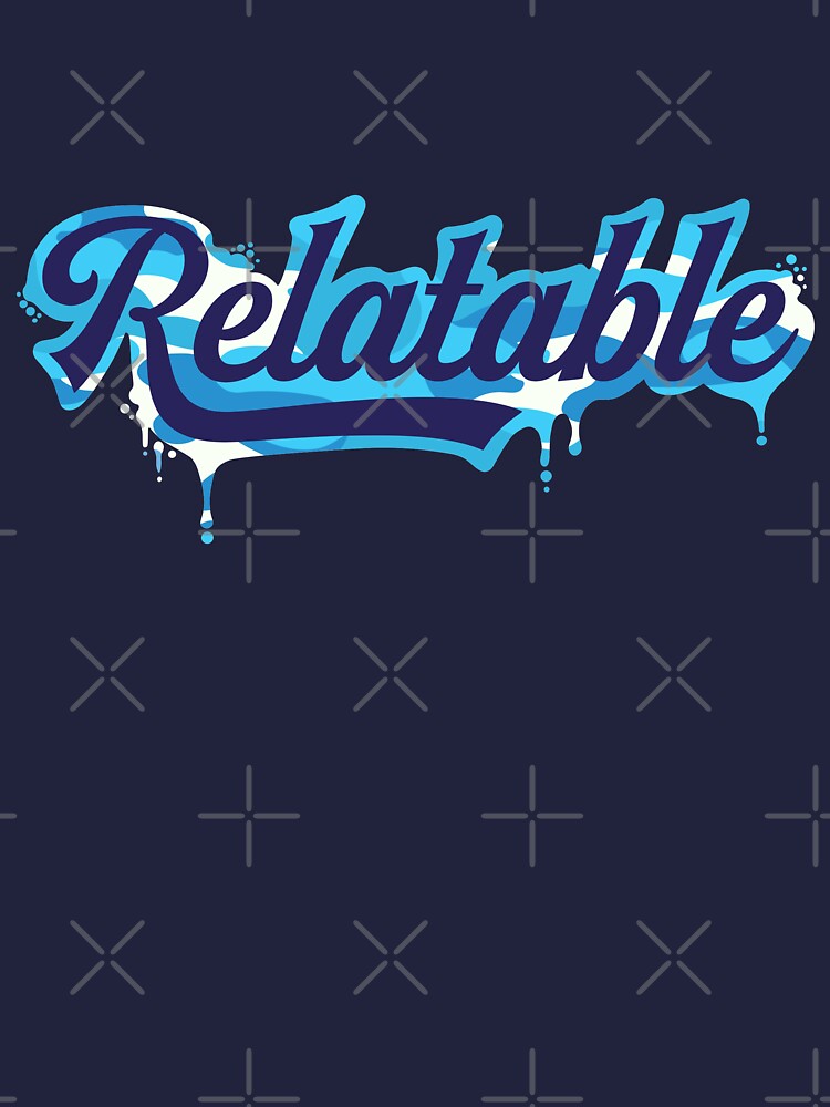 "Brent Rivera Merch Relatable-Navy Camo Melting" Lightweight Hoodie for ...