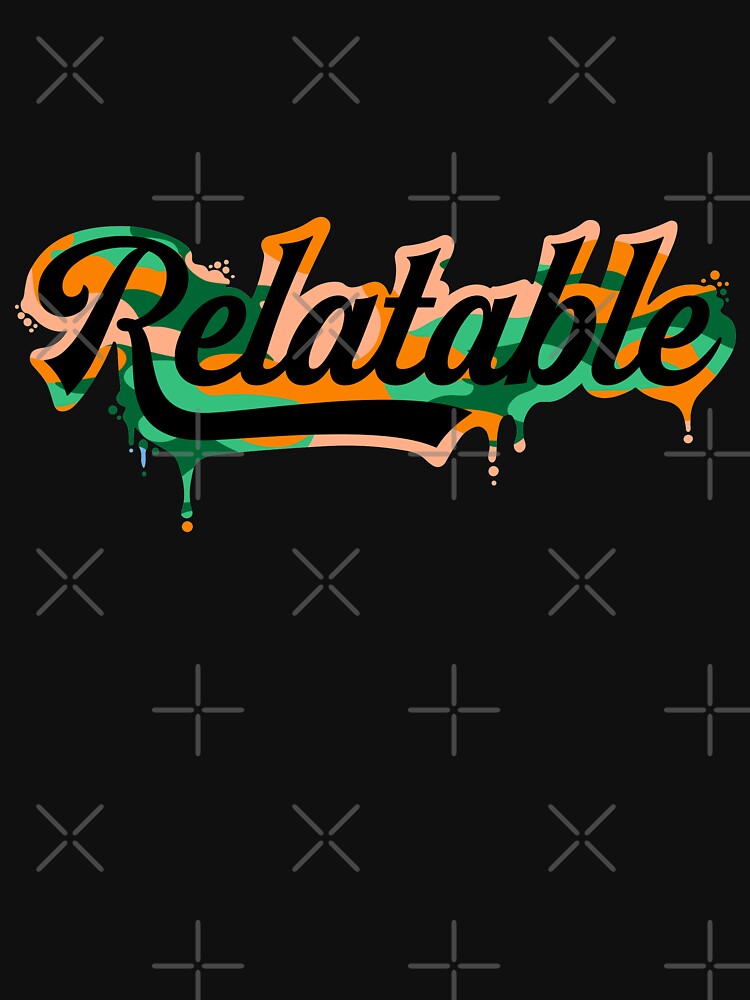 "Brent Rivera Merch Relatable-Black Camo Melting" Lightweight Hoodie ...