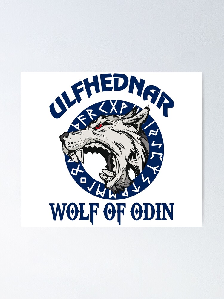 "ULFHEDNAR Wolf of Odin Vikings" Poster for Sale by Dog-T-Shirts | Redbubble