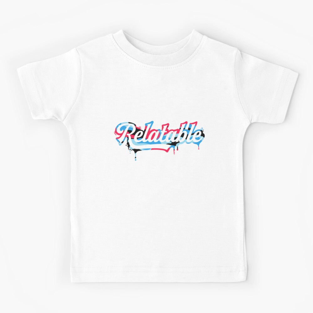 "Brent Rivera Merch Relatable-White Camo Melting" Kids T-Shirt for Sale ...