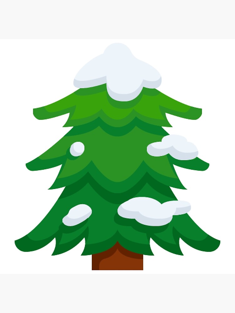 "Christmas Snow Tree" Poster for Sale by Visualism | Redbubble
