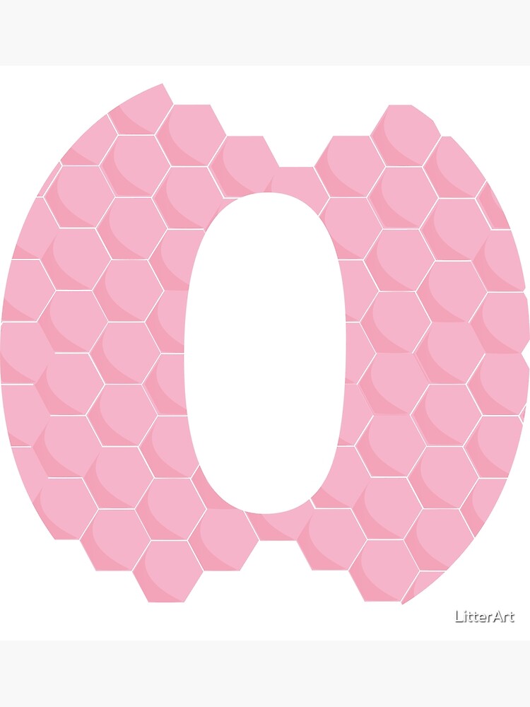 "Bubblegum Designed Letter O" Poster for Sale by LitterArt | Redbubble