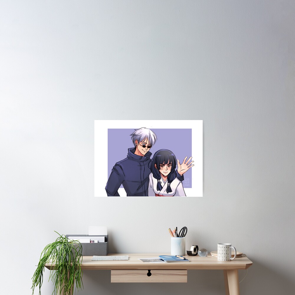 "Gojo and Utahime " Poster by nerunerineko | Redbubble