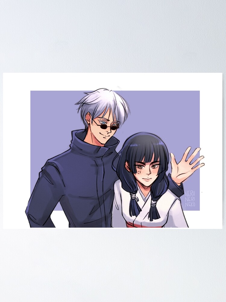 "Gojo and Utahime " Poster by nerunerineko | Redbubble