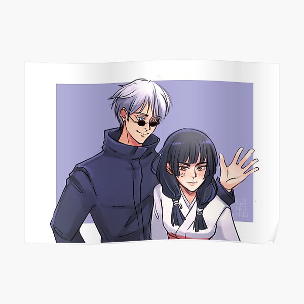 "Gojo and Utahime " Poster by nerunerineko | Redbubble