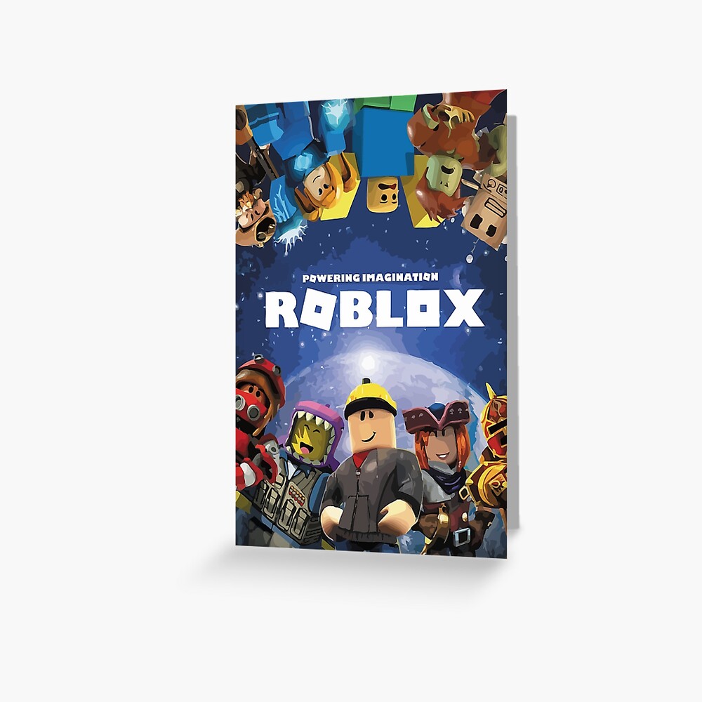 "roblox game poster" Greeting Card by PrinceTitan | Redbubble