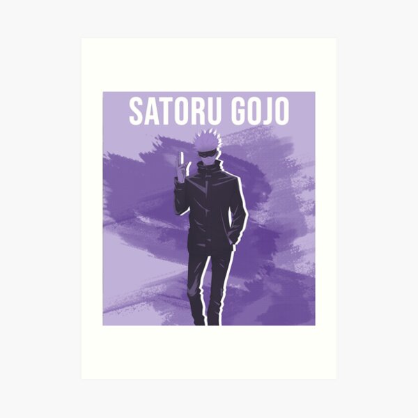 "Satoru Gojo Jujutsu Kaisen" Art Print for Sale by arrasign | Redbubble