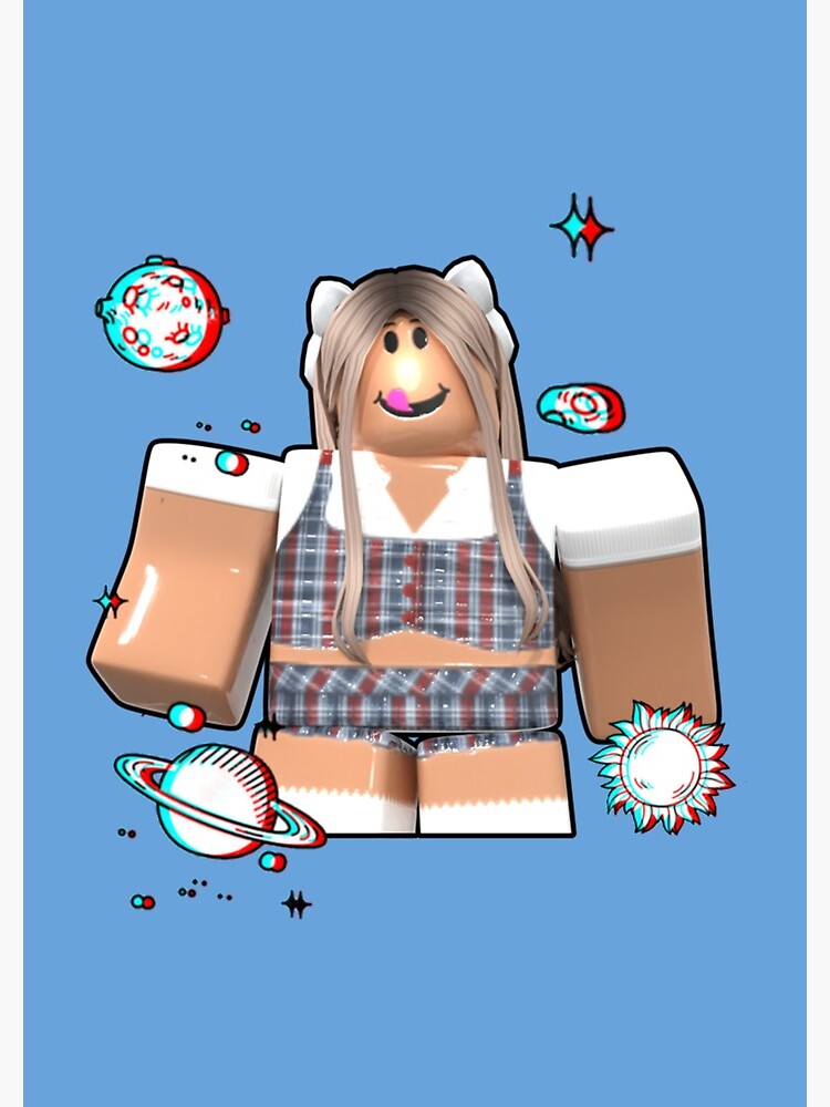 "Cosmic Roblox Girl Avatar " Spiral Notebook by Craftsbyjmjs | Redbubble
