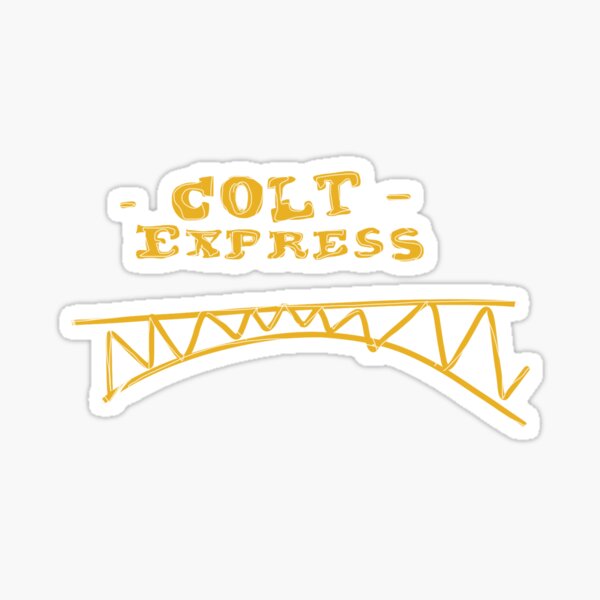 " -COLT EXPRESS-I" Sticker for Sale by Tukhvatshyna | Redbubble