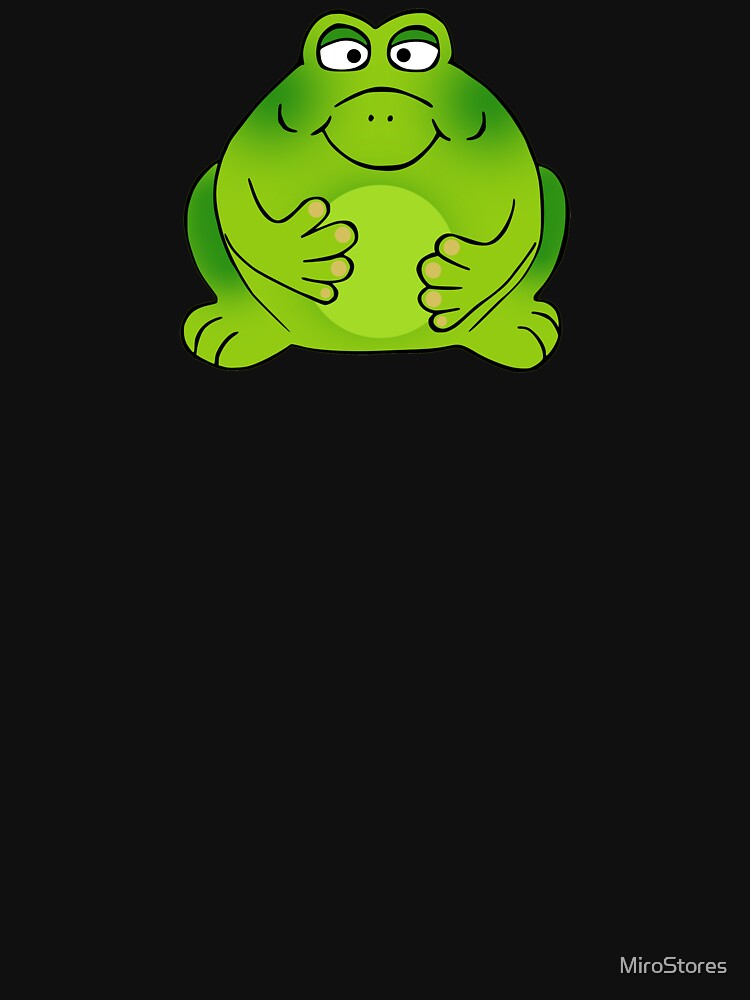 "Funny Fat frog " T-shirt for Sale by MiroStores | Redbubble | funny t ...