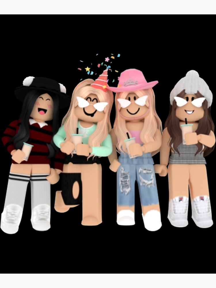"Roblox Roblox Girl Party " Art Print for Sale by Craftsbyjmjs | Redbubble