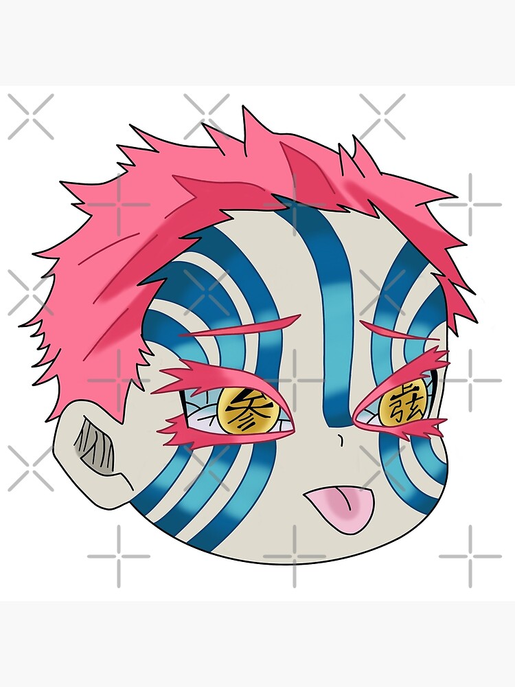 "Chibi Akaza" Photographic Print by AmelieLacroix | Redbubble