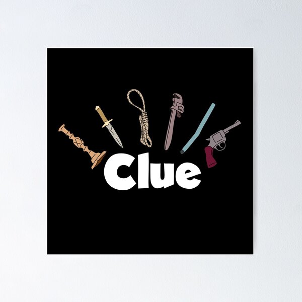 "Clue Logo" Poster for Sale by thecompassrose | Redbubble