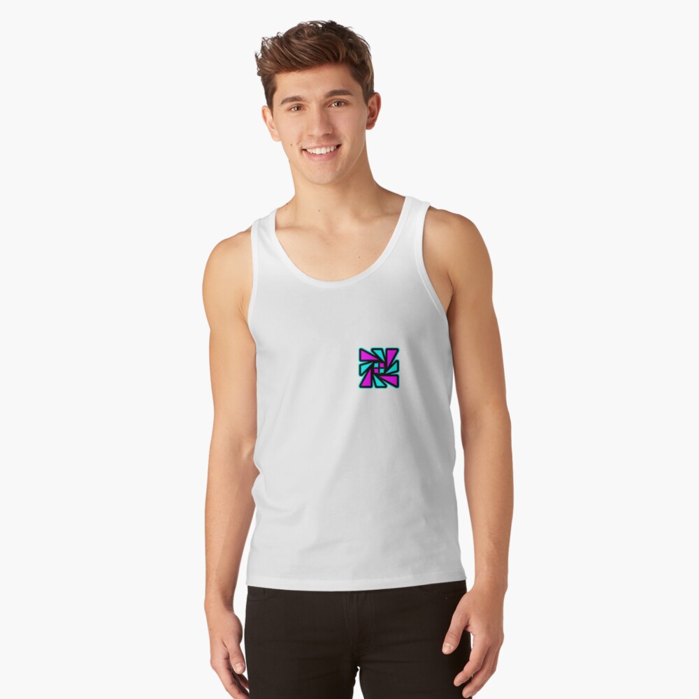 "Riot cube Geometry Dash icon" Sticker for Sale by Aerma | Redbubble