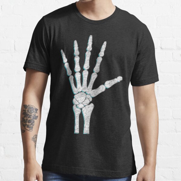 "Skeleton Hand" T-shirt for Sale by DimDesArt | Redbubble | skeleton t ...