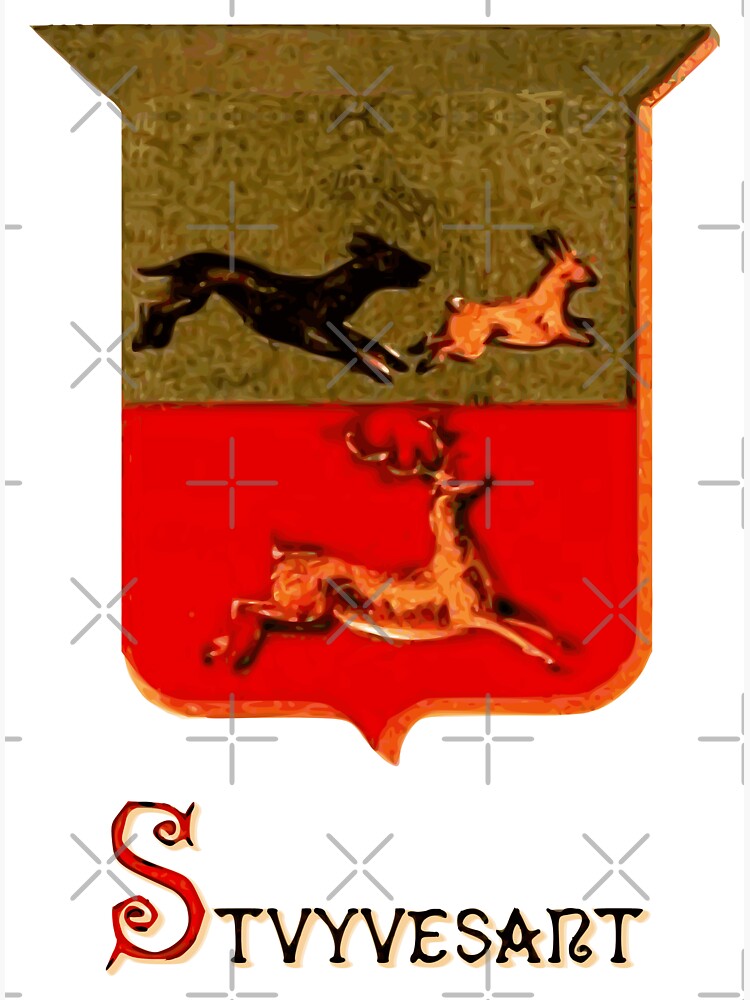 "Stuyvesant Family Coat of Arms" Sticker for Sale by Heraldica | Redbubble