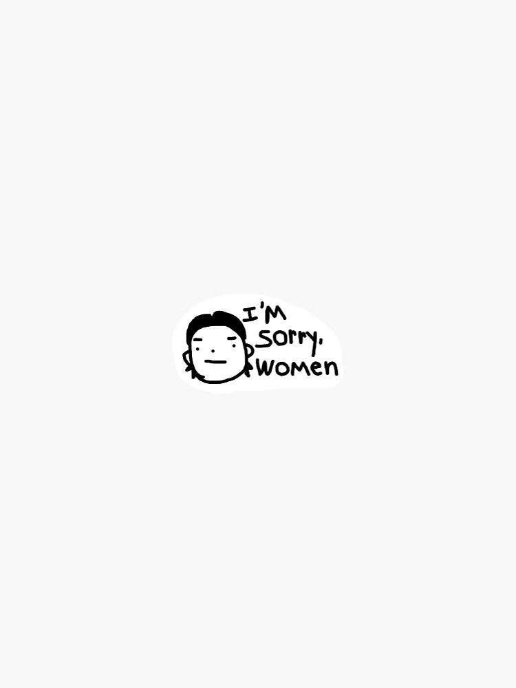 "Rodrick I'm sorry women " Sticker for Sale by katesaumell | Redbubble