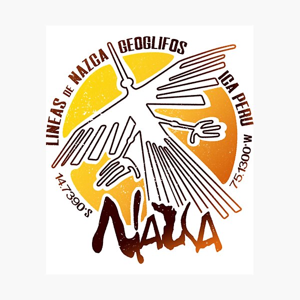 Lámina fotográfica «Camiseta de las Líneas de Nazca» de AveDelwyn ...