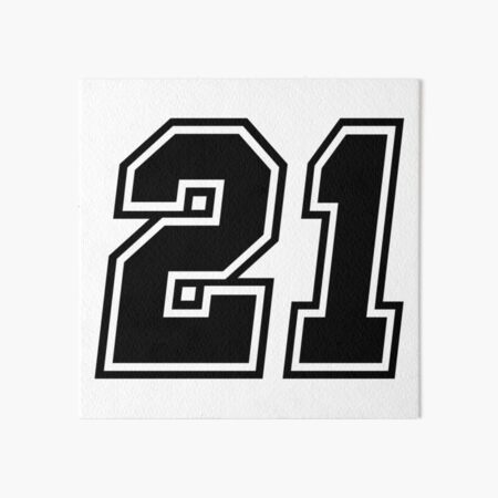 "21 American Football Classic Vintage Sport Jersey Number for american ...