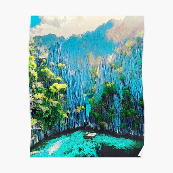 "Palawan Philippines" Poster for Sale by Sofia-Draws | Redbubble