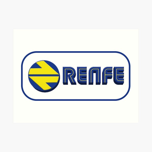 "RENFE Spanish National Railway Logo" Art Print by peteroldfield ...