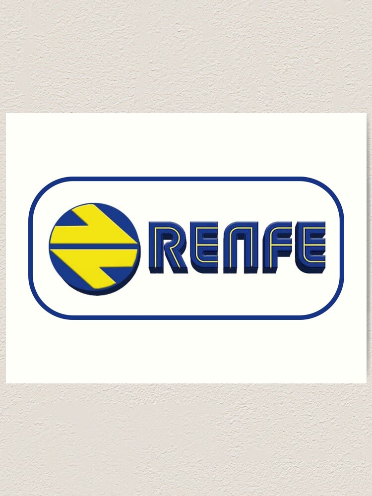 "RENFE Spanish National Railway Logo" Art Print by peteroldfield ...
