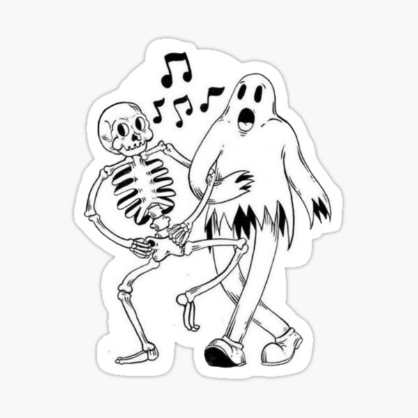 "Ghostemane Ghost And Skelly" Sticker for Sale by NewWaveStyle | Redbubble